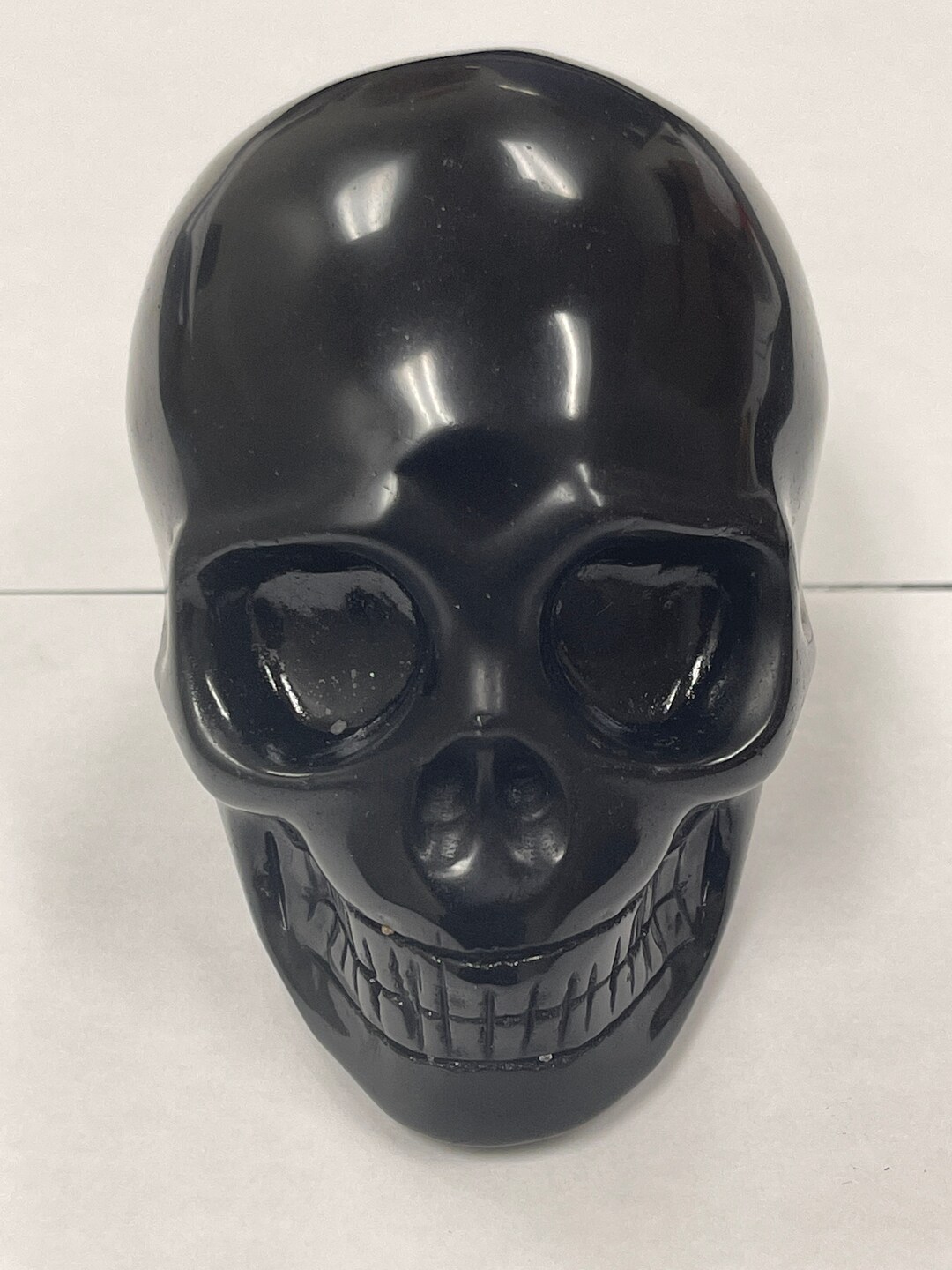 3.5-4 Black Obsidian Skull - Etsy