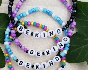In A World Where You Can Be Anything Be Kind Hand Stamped - Etsy