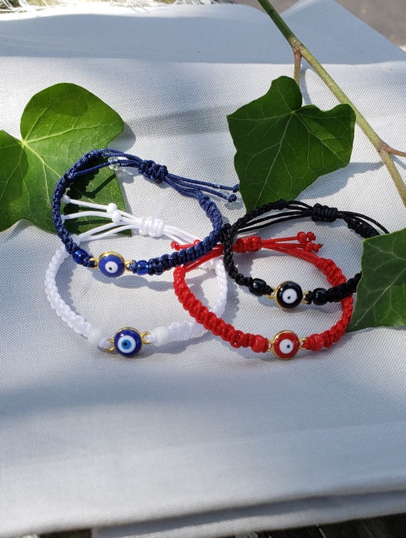 Evil Eye Protection Baby Bracelet Kids Evil Eye Bracelet Tiny Evil Eye Bracelet Baby Ankle Bracelet Etsy