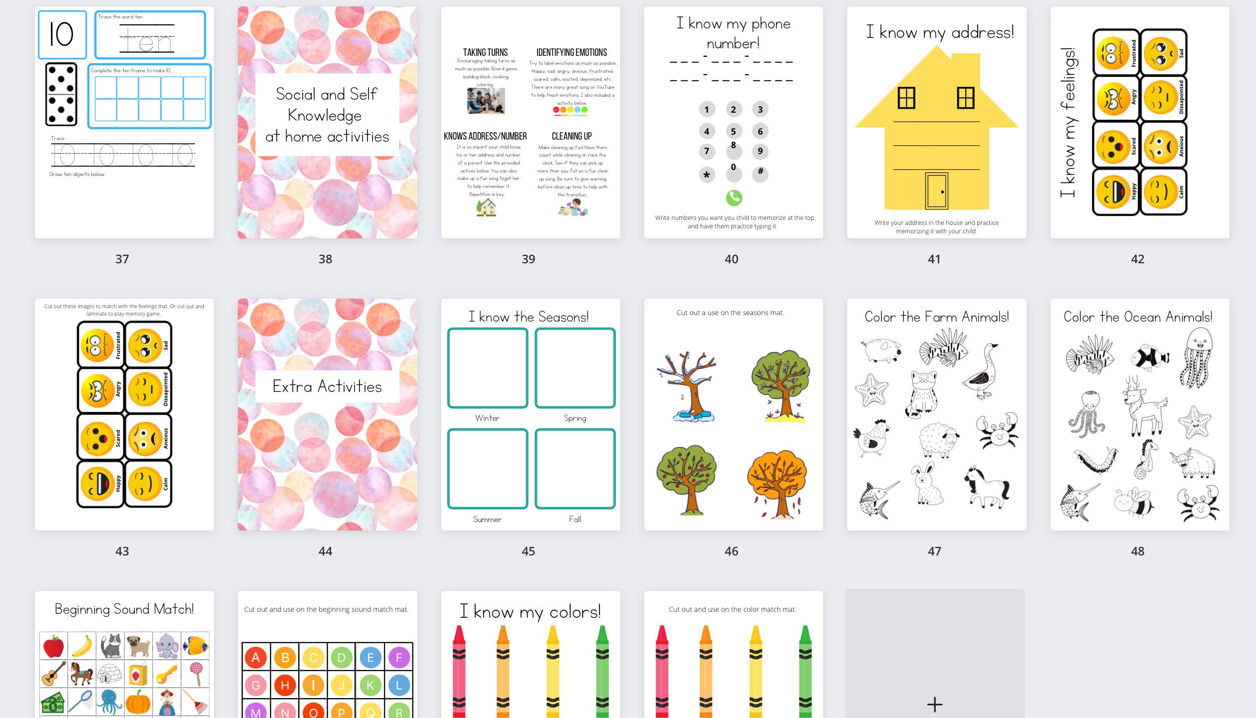 Prek Pack - Etsy Canada