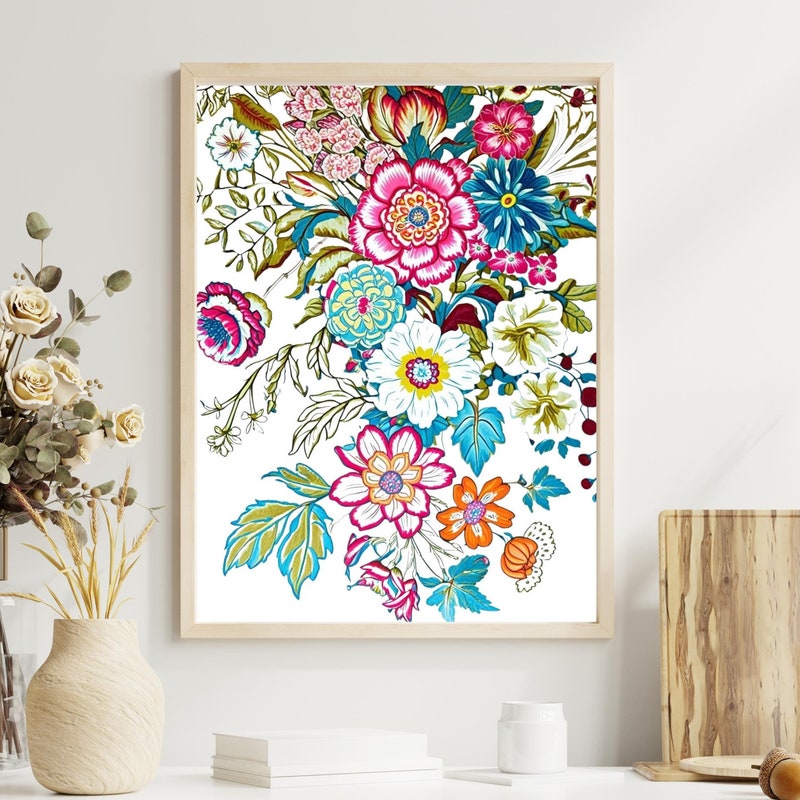 Floral Prints Wall Art - Etsy