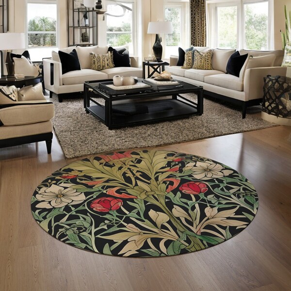 William Morris Rug - Etsy