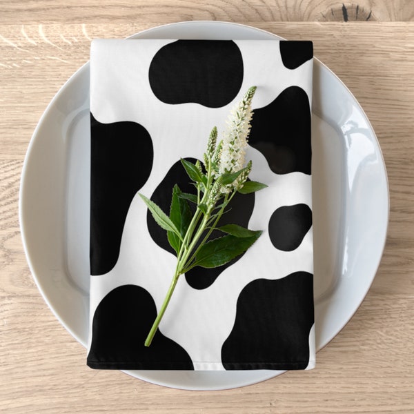Cow Print Fabric - Etsy