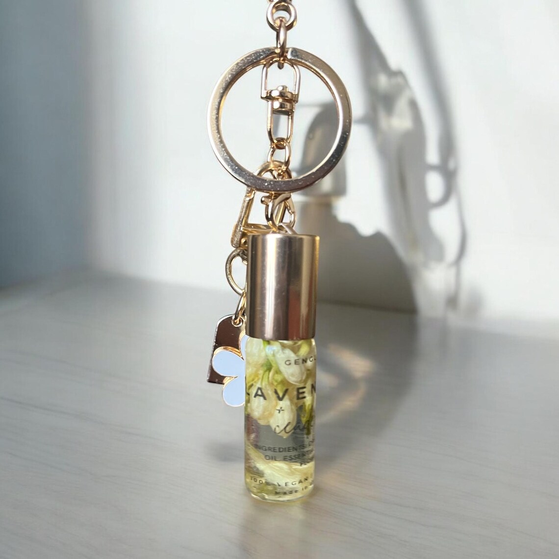 Portable Botanical Fragrance Oil Keychain Roller (5ml) – Many Scents to ...