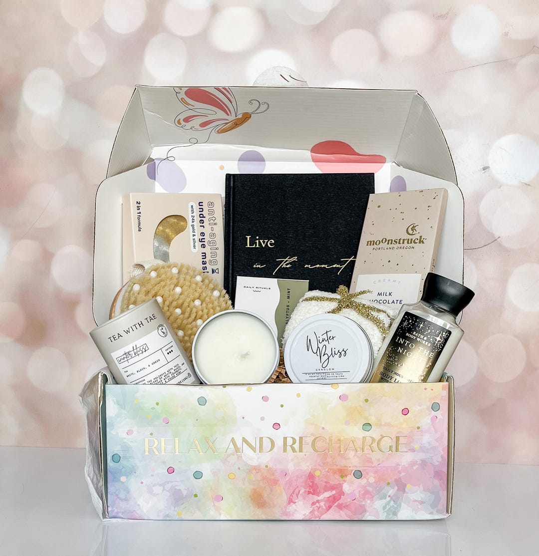 Warm and Cozy Gift Box With Notebook New Year's Self-improvement Box ...