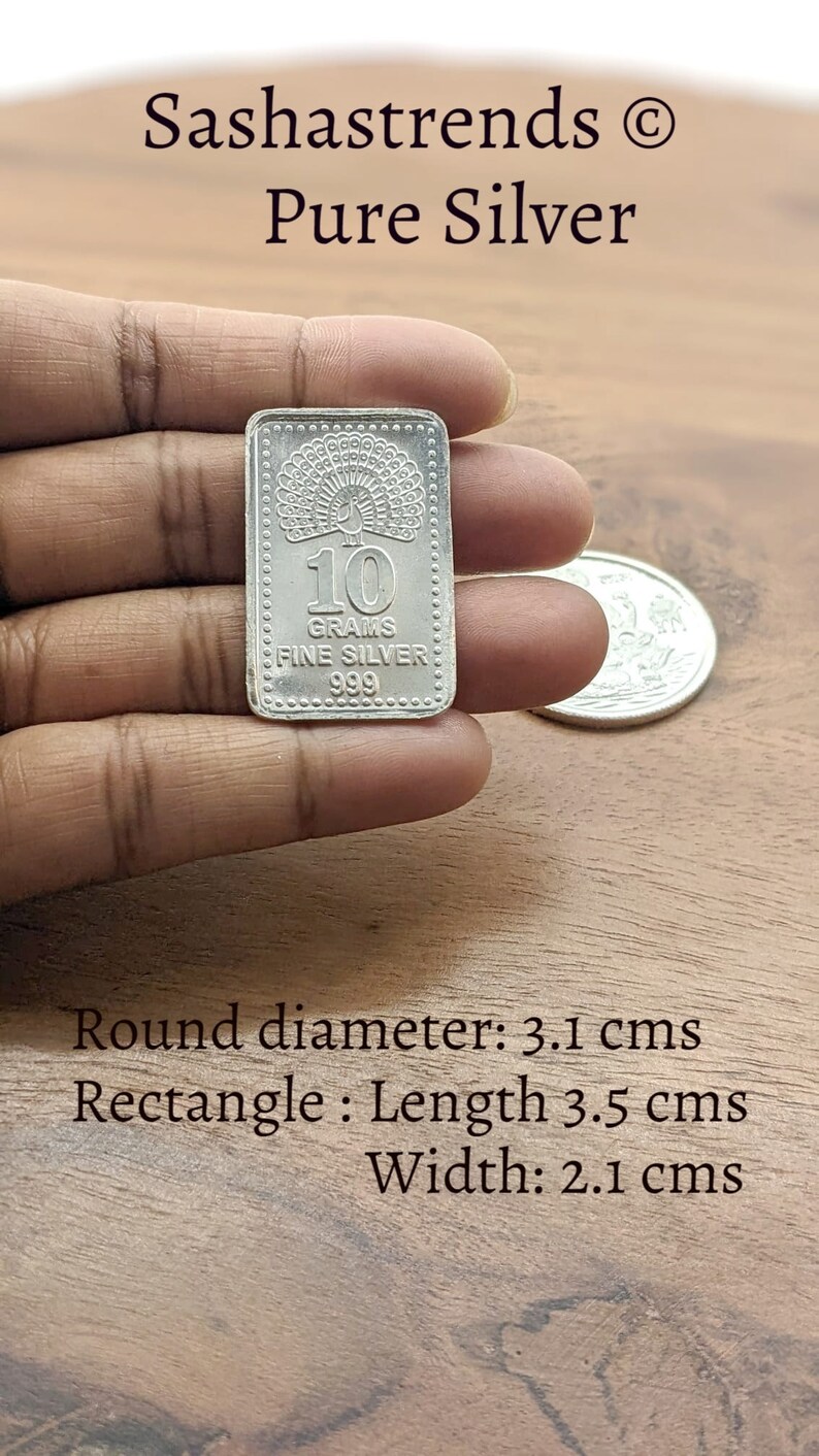 999 Silver Coin 10-gram Coin Pure Silver Gift Items Pure | Etsy