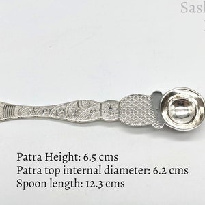 Pure Silver Panchapatra Set - 925 Silver Gift Items- Pooja Items for ...