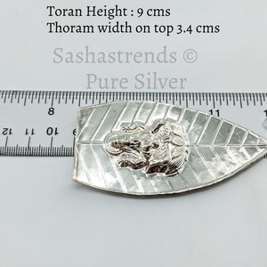 Silver Toranam - Silver Toranam for Puja Room/mandir - Silver Gift ...