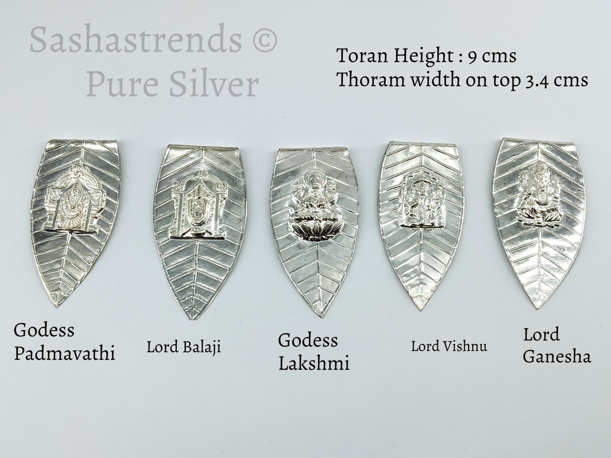 Silver Toranam Silver Toranam for Puja Room/mandir Silver - Etsy UK