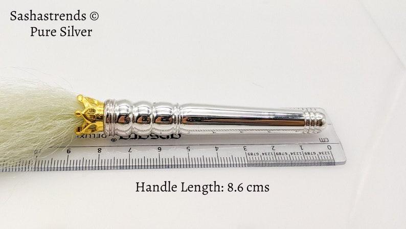 Temple Style White Pankh Pure Silver Gift Items Silver Pooja - Etsy