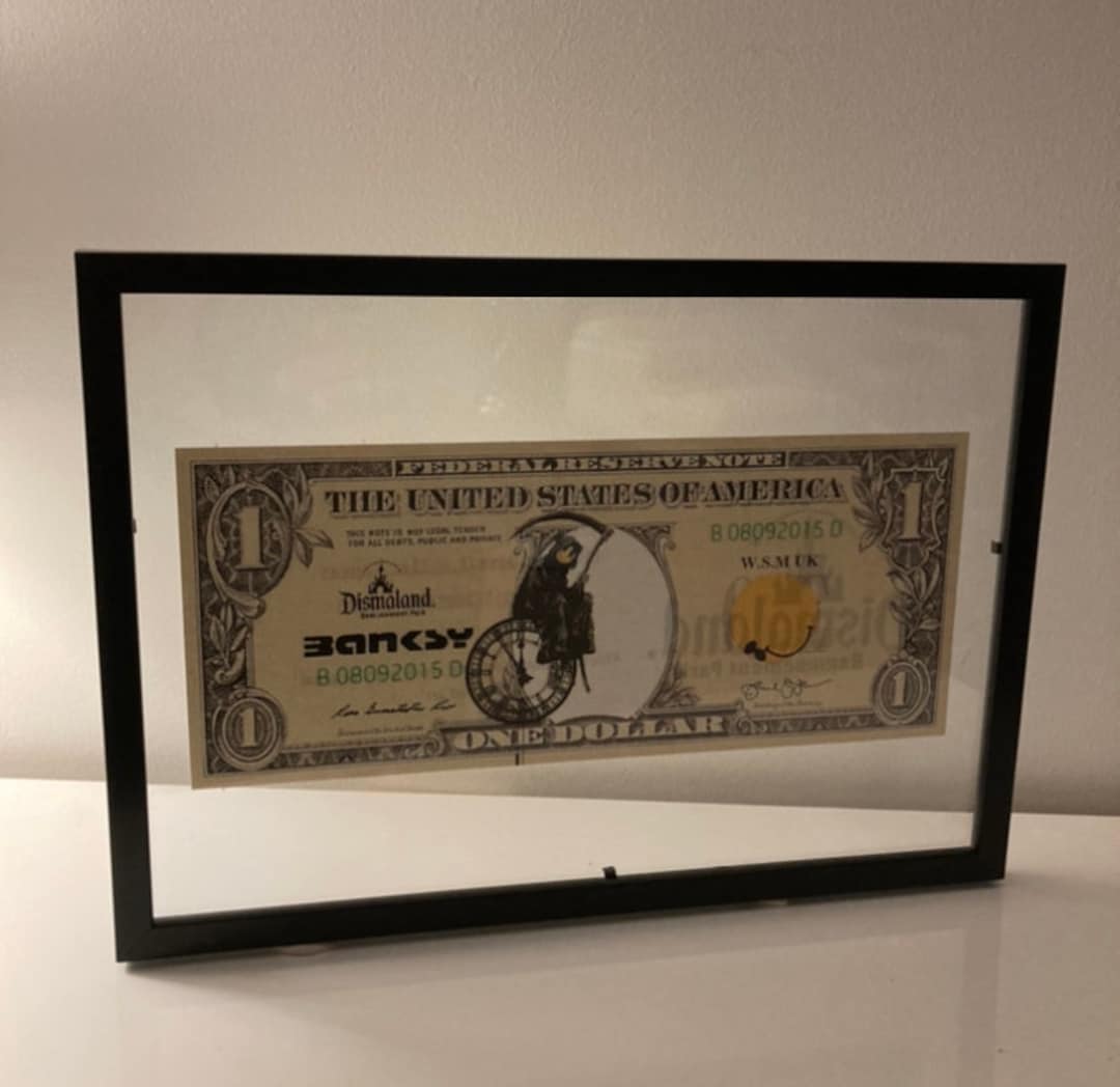 BANKSY: Rare Framed Dismaland Note - Etsy