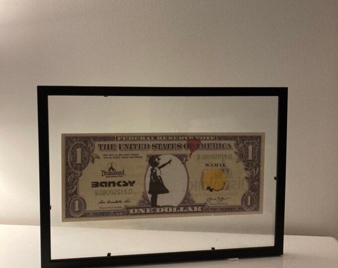 Banksy (after): Framed Note. Limited Edition - Etsy