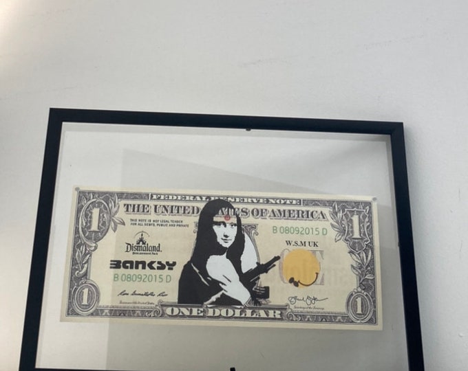 Banksy (after): Framed Note. Limited Edition - Etsy