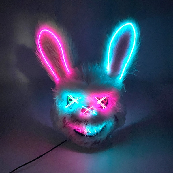 Rabbit Mask - Etsy