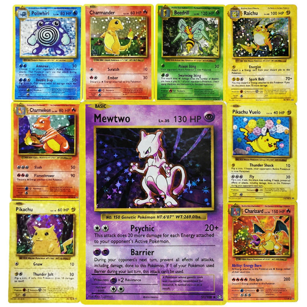 Pokemon Base Set First Edition / 60 Cards - Etsy