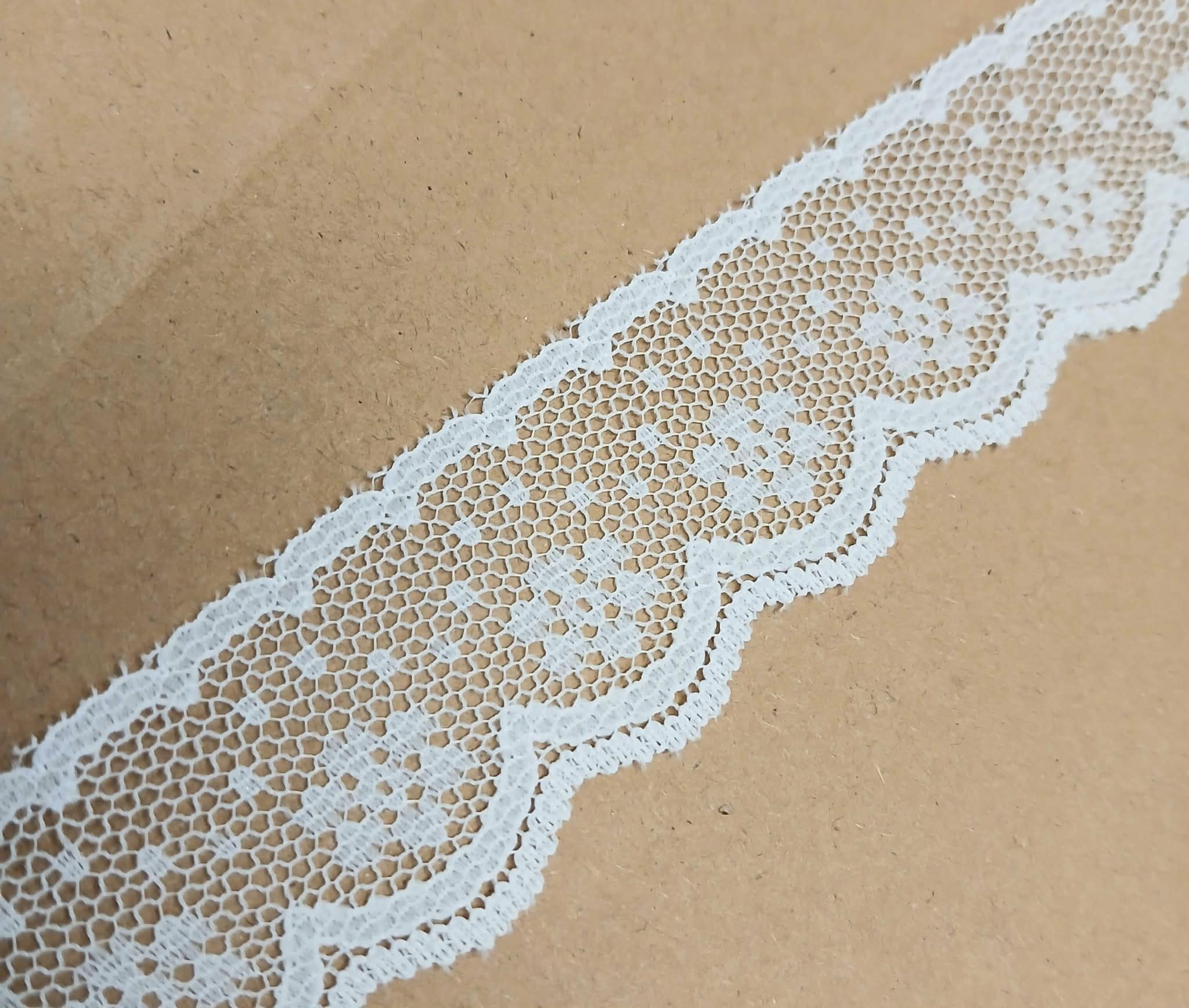 White Flower Small Lace Trim 1 3/4 Inches 2 Yards - Etsy