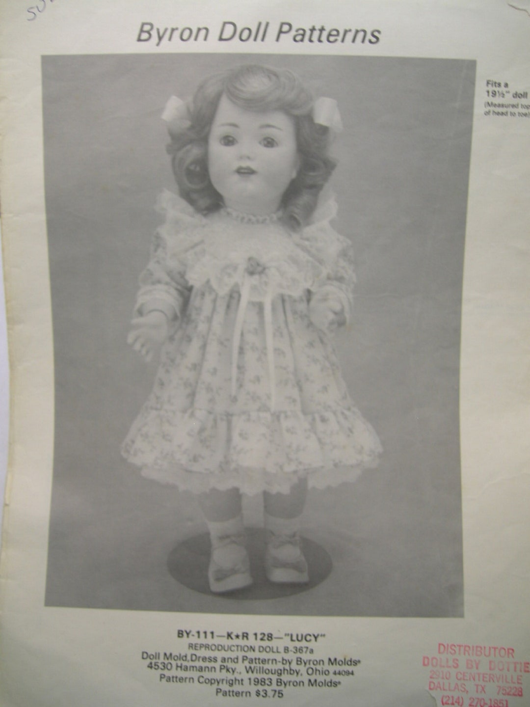 Byron Doll Pattern Lucy - Etsy