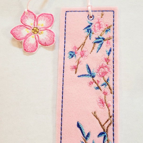 Embroidered Bookmark - Etsy
