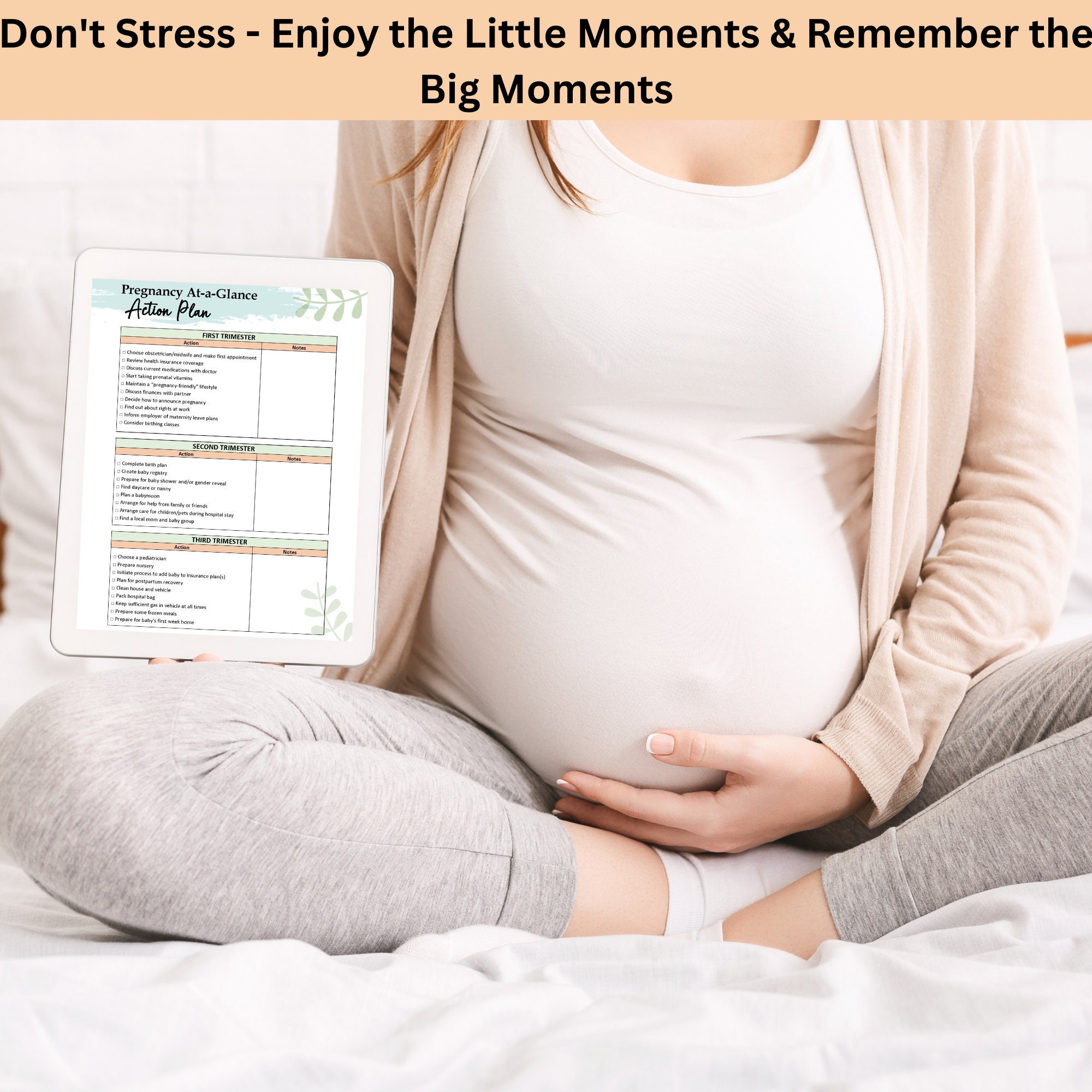 Digital Printable Pregnancy Planner Pregnancy Journal Template - Etsy