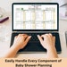 Google Sheets Baby Shower Planner: Organizer, Budget, Games (digital ...