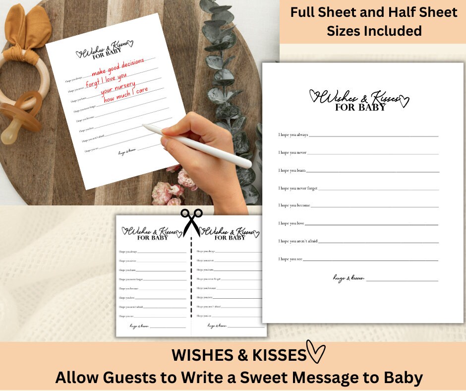 Baby Shower Planner Printable Template Digital Instant Download ...