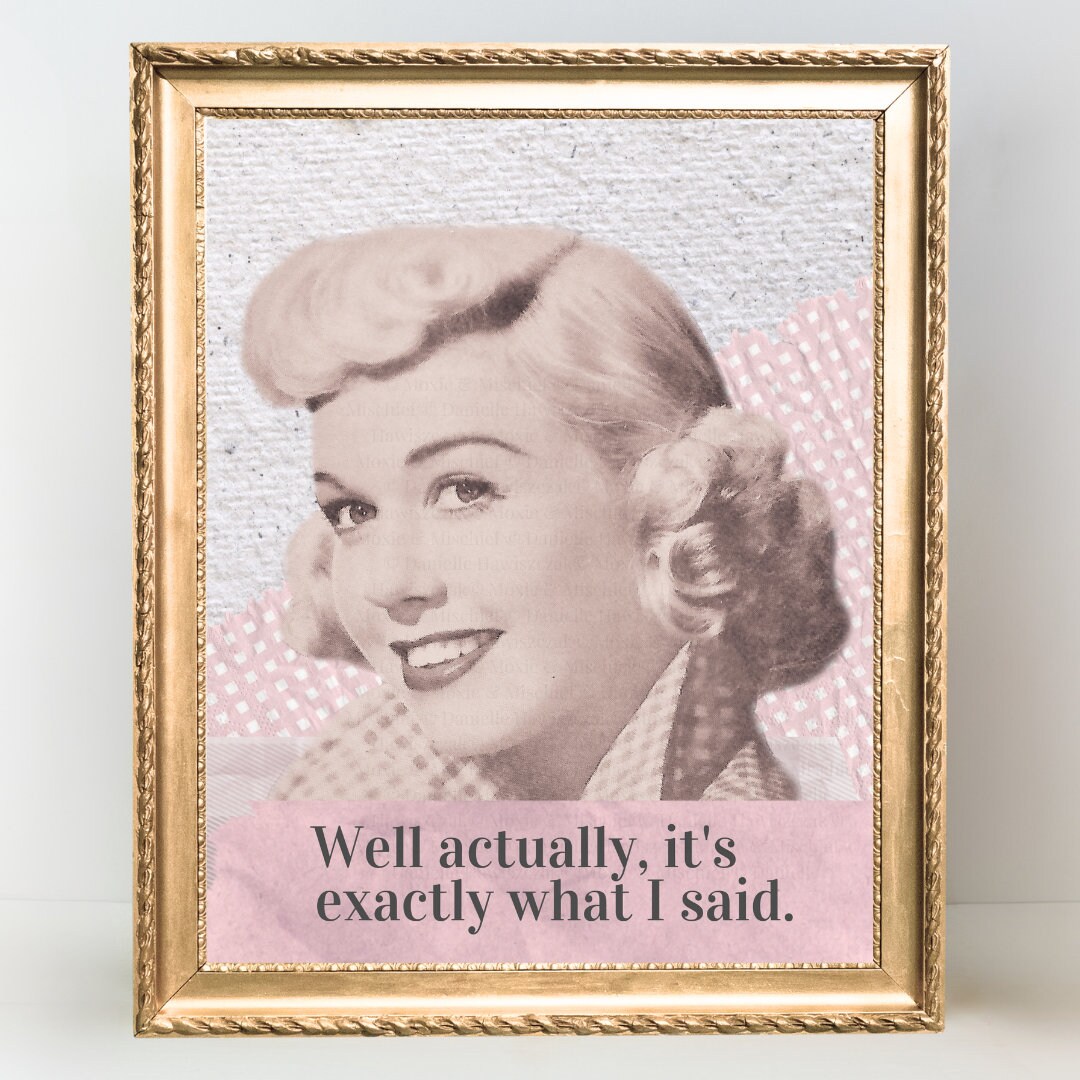 Well, Actually Mansplaining Work Humor Art Print - Etsy