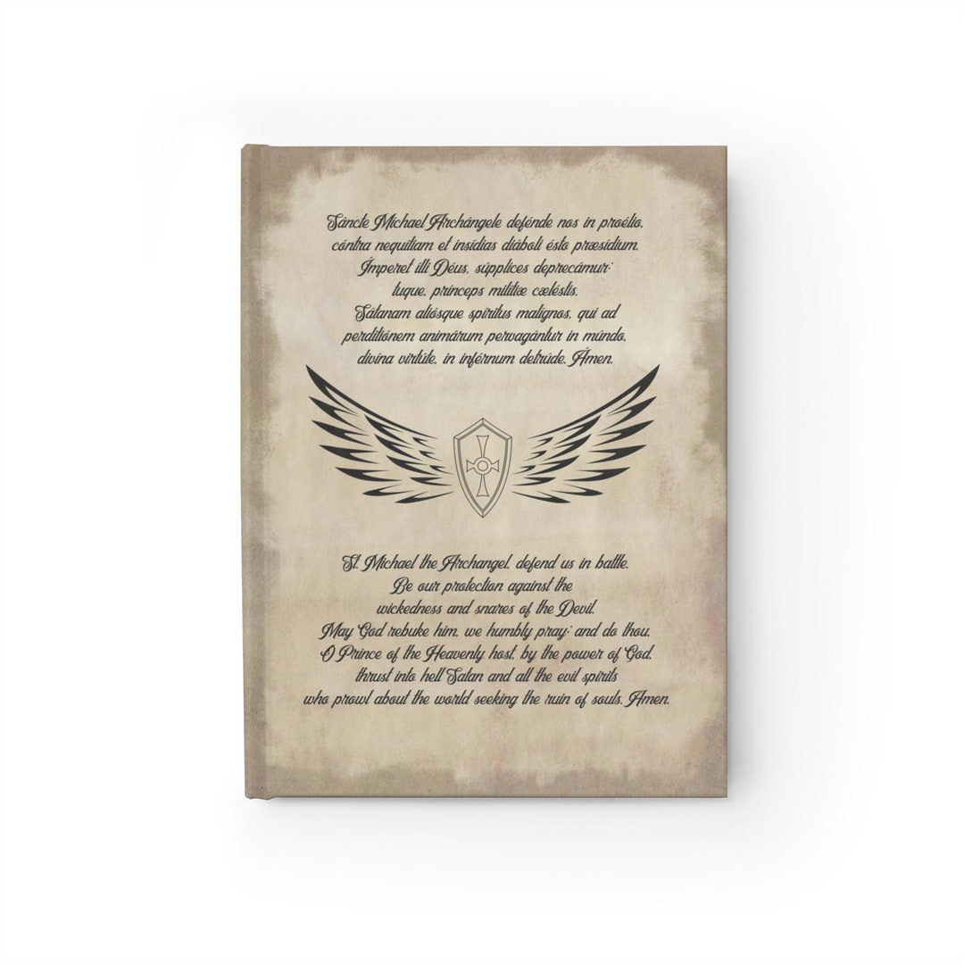 St. Michael the Archangel Prayer Journal Writing Journal - Etsy