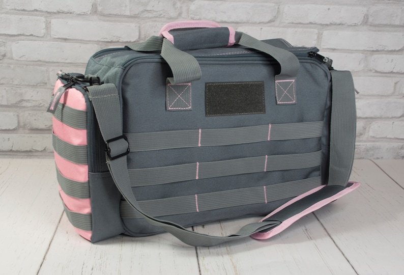 Womens Range Bag in Powder Pink, Overnight Bag, Pistol Bag, Range Bag ...