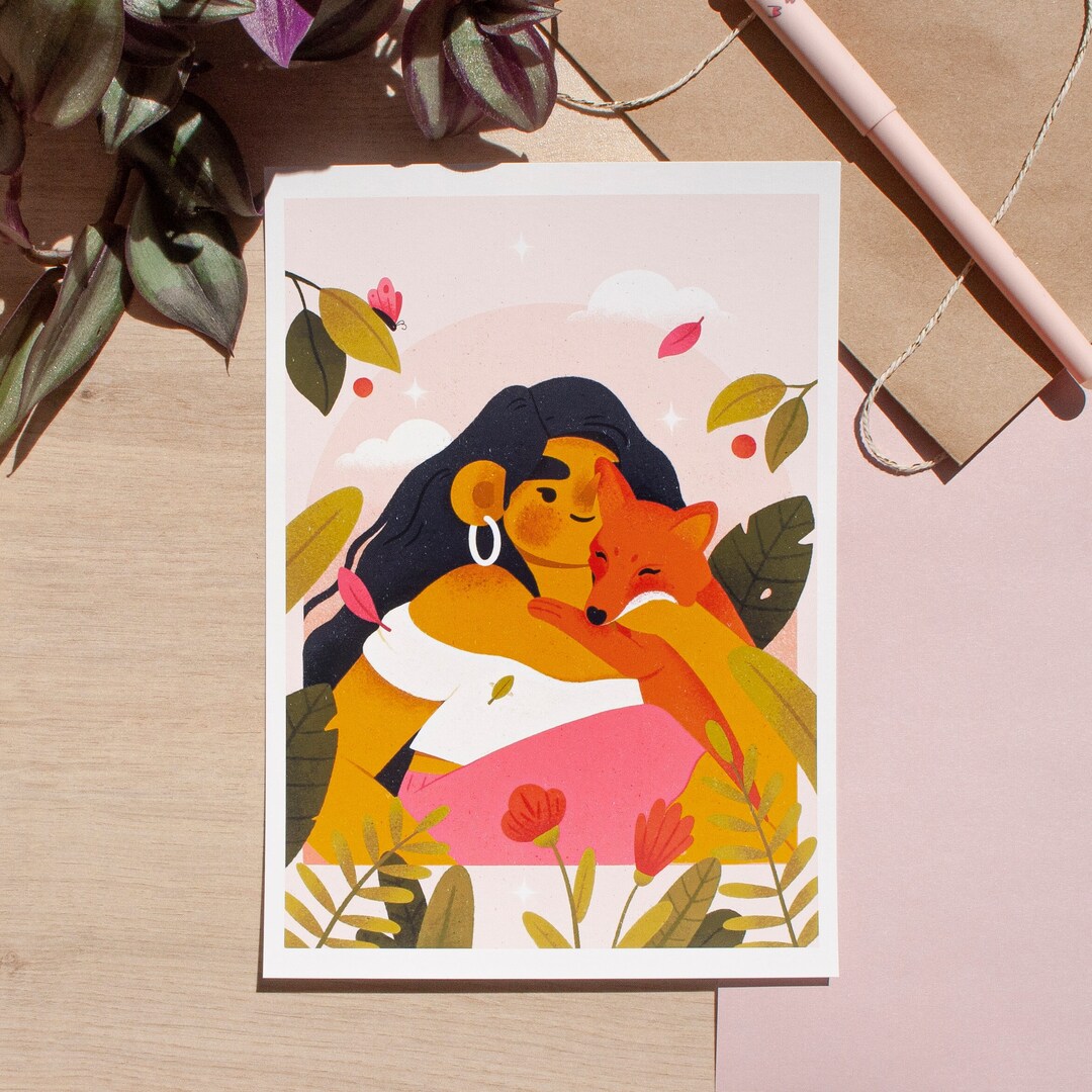 The A5 Illustration Accomplice Print Art Wall Decoration - Etsy