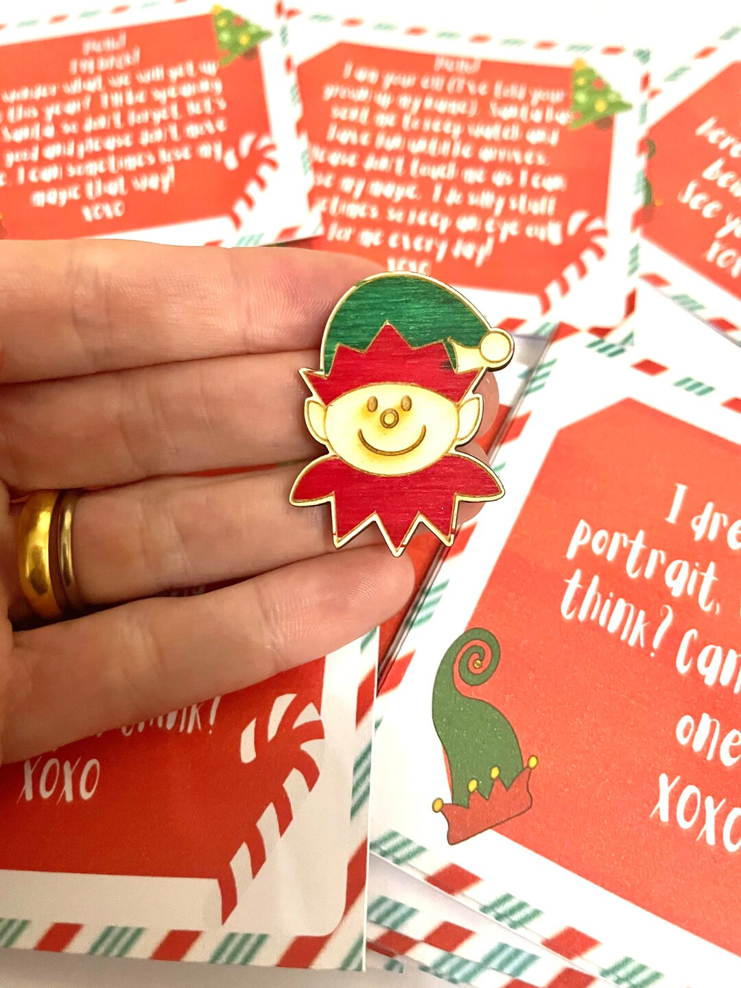 Elf Card Ideas Letters From Elf Christmas Countdown Ideas - Etsy