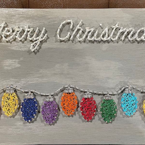 Christmas String Art - Etsy