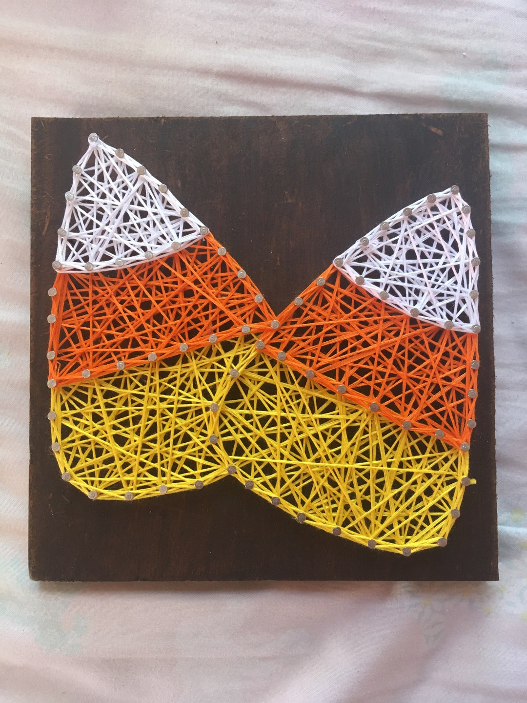 Candy Corn String Art - Etsy
