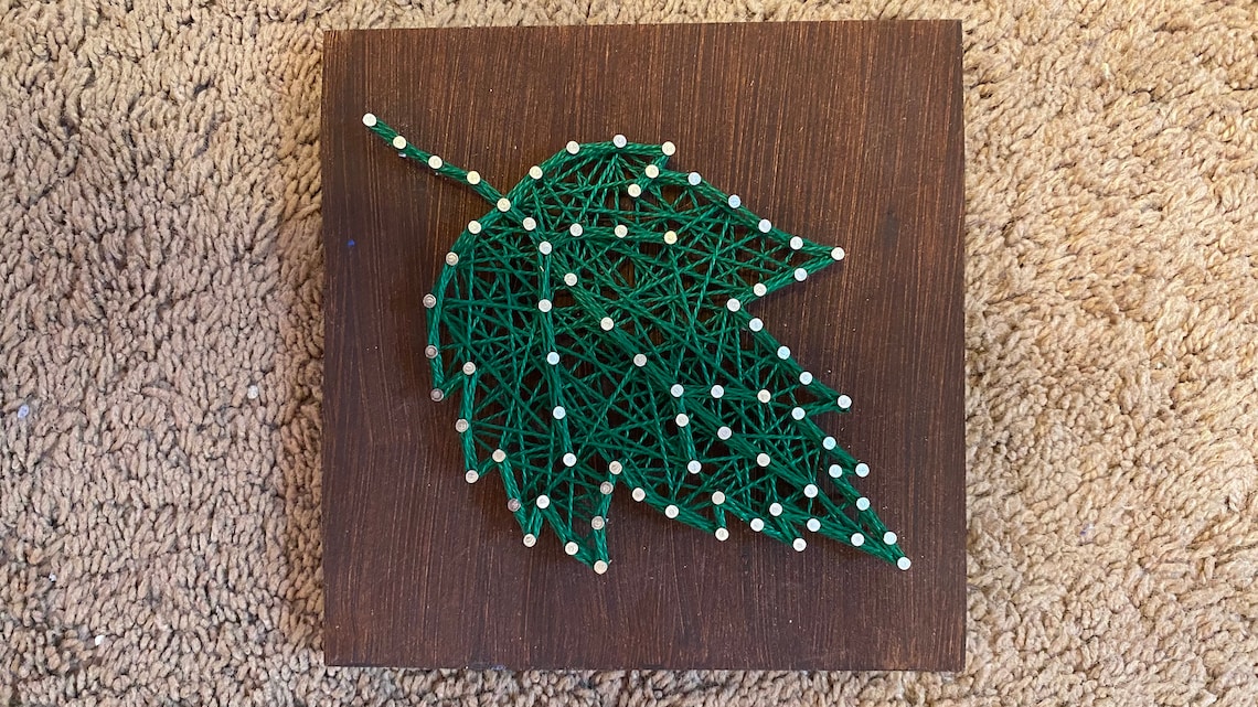 Leaves String Art Set - Etsy