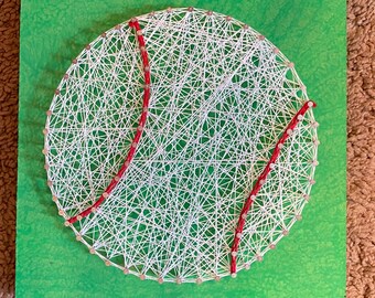 String Art Baseball | Etsy