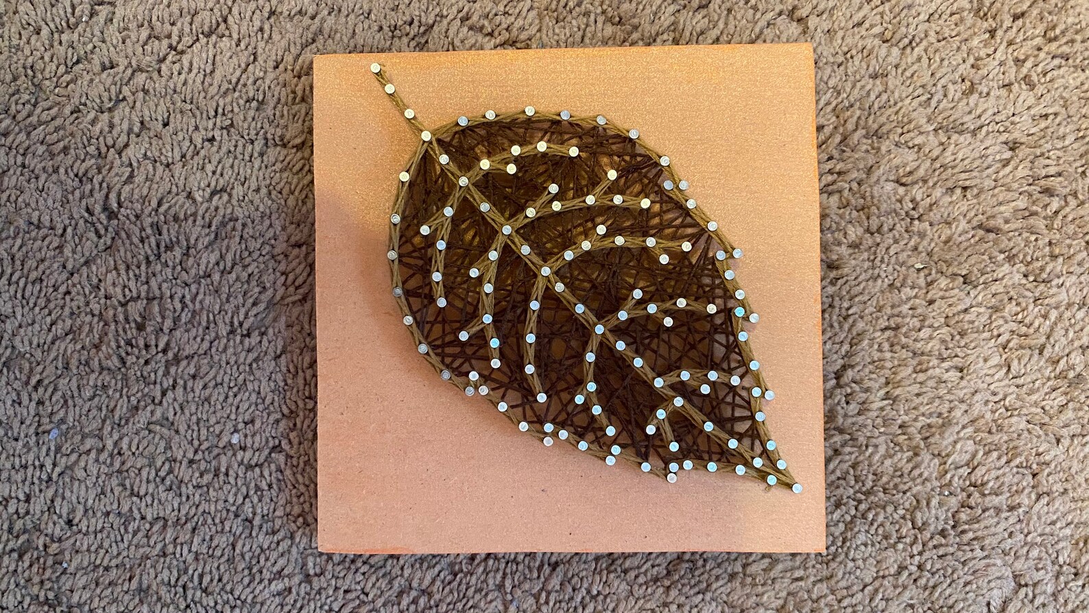 Leaves String Art Set - Etsy