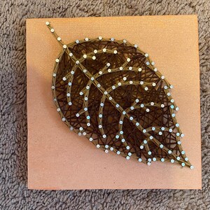 Leaves String Art Set - Etsy