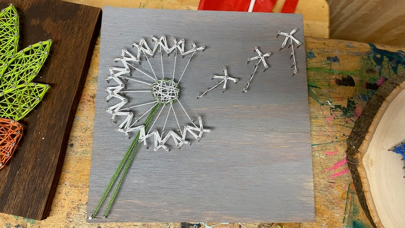 Dandelion String Art - Etsy