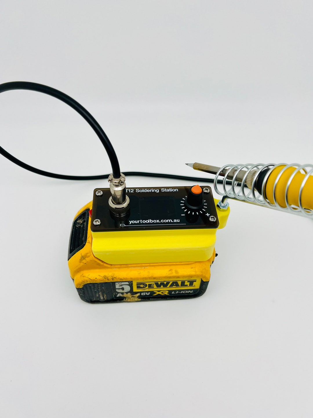 Custom Made Dewalt 18v / 20v Cordless Soldering Station, Smart Console ...