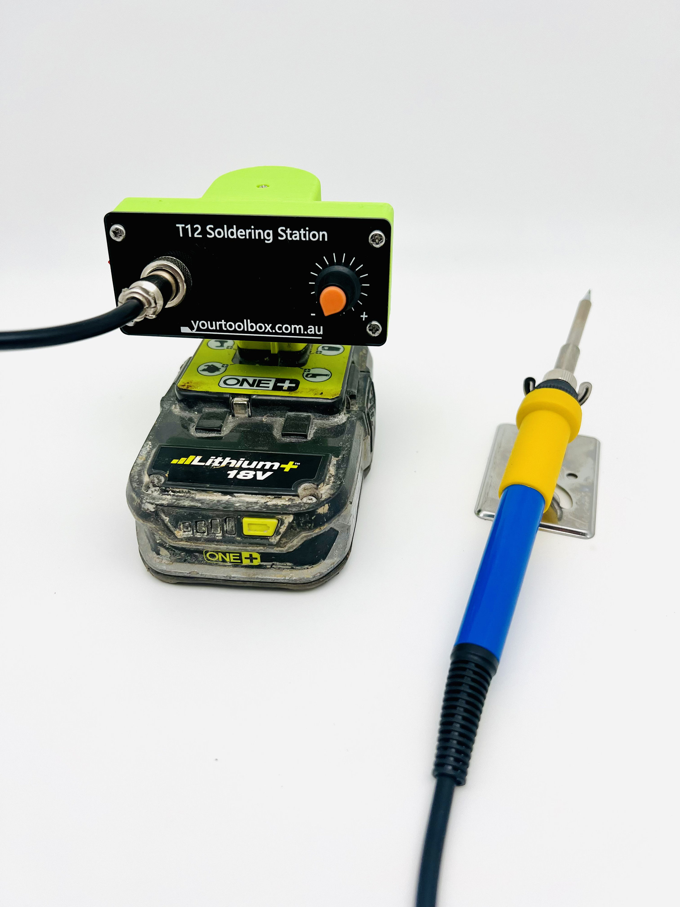 Custom Made Ryobi One+ 18v Cordless Soldering Station, Smart Console ...