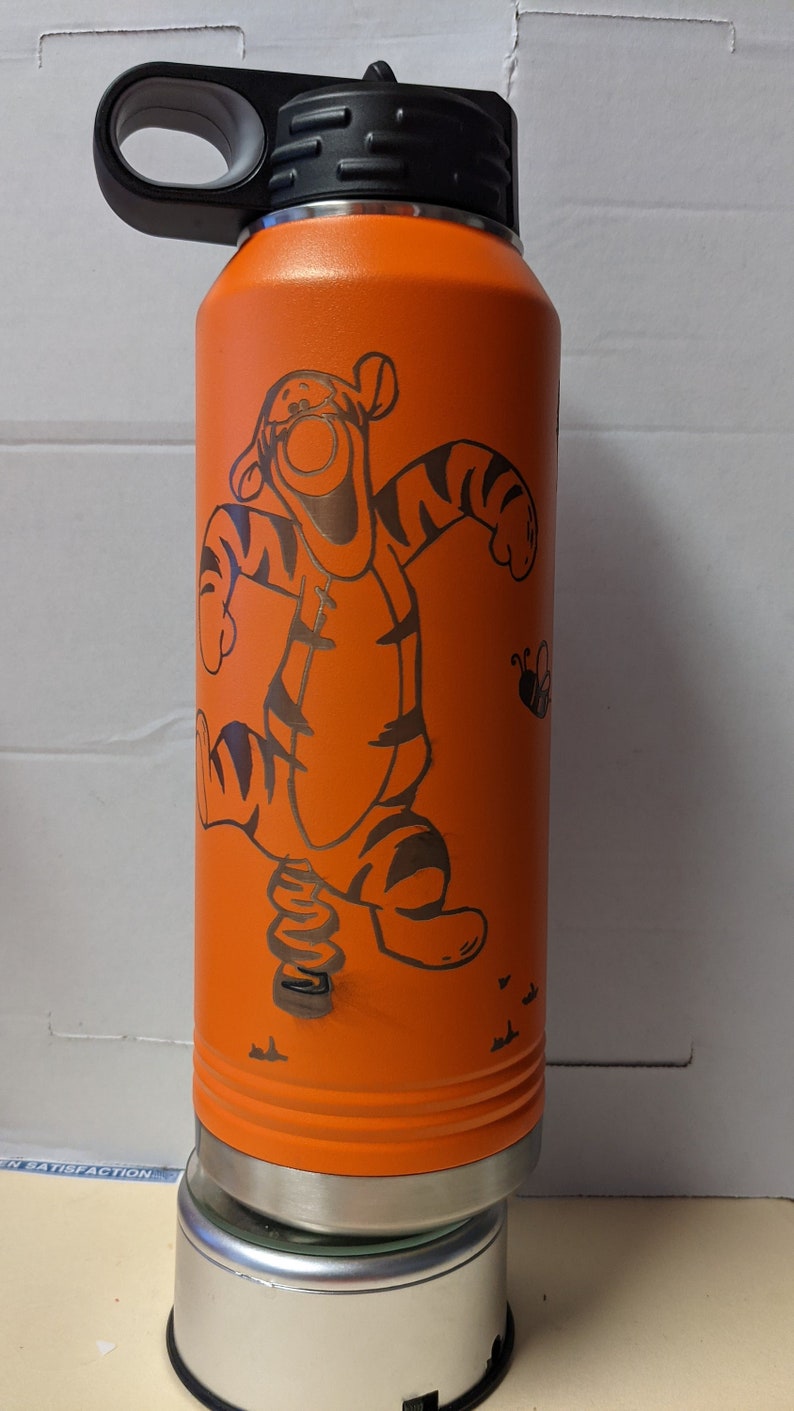 Winnie the Pooh Tigger Water Bottle or Tumbler Personalized - Etsy