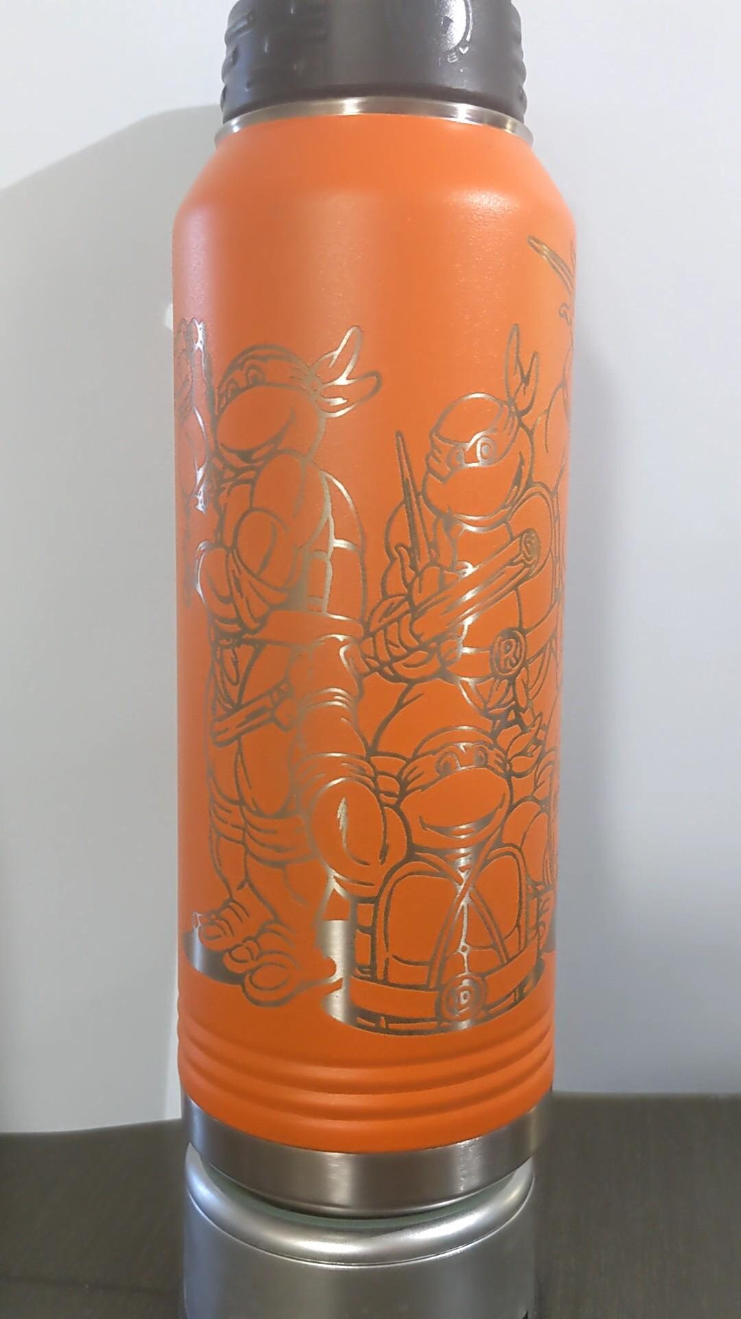 TMNT Ninja Turtle Water Bottle or Tumbler , Personalized , FREE ...