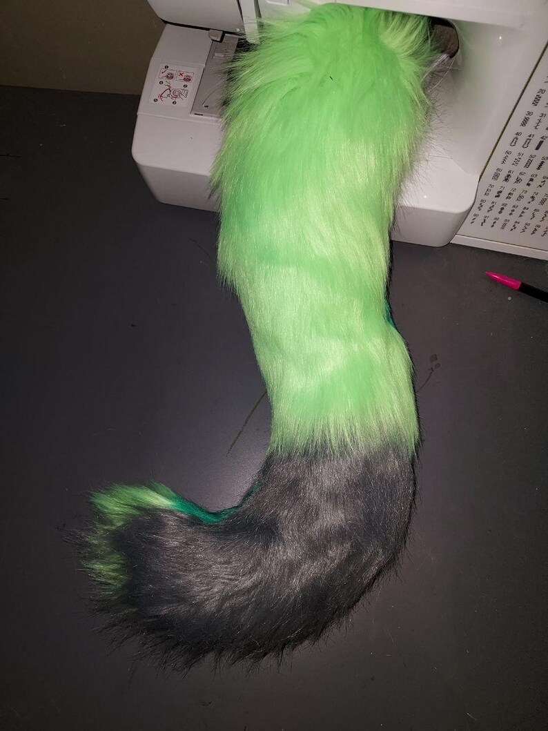 Green Calico Fursuit Paws and Tail. - Etsy