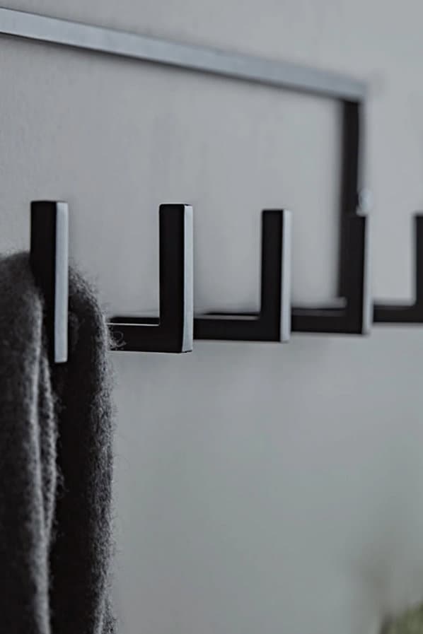 Modern Wall Coat Rack ,metal Wall Art for Entryway Coat Rack, Wall ...