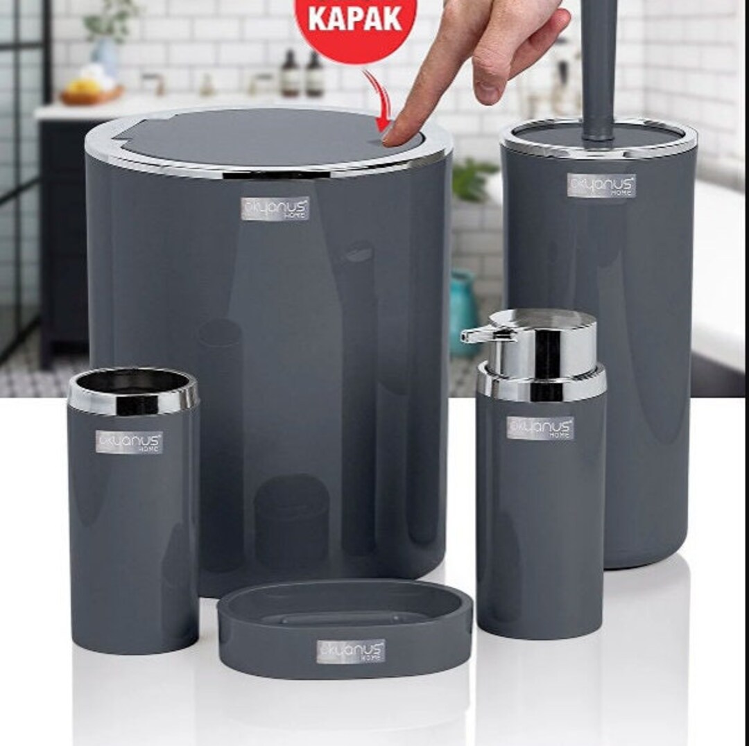 Bathroom Accessories Set, Round Chrome , Matching Bathroom Set ...