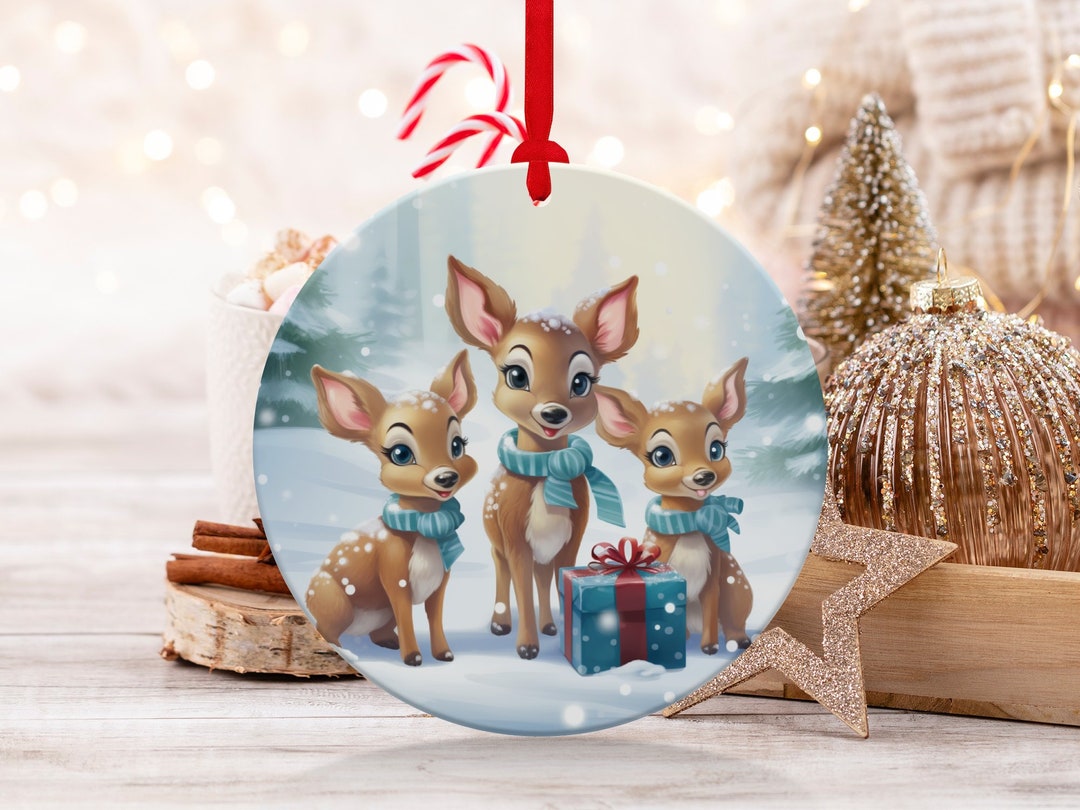 Baby Christmas Deer Clipart Christmas Holiday Sublimation - Etsy