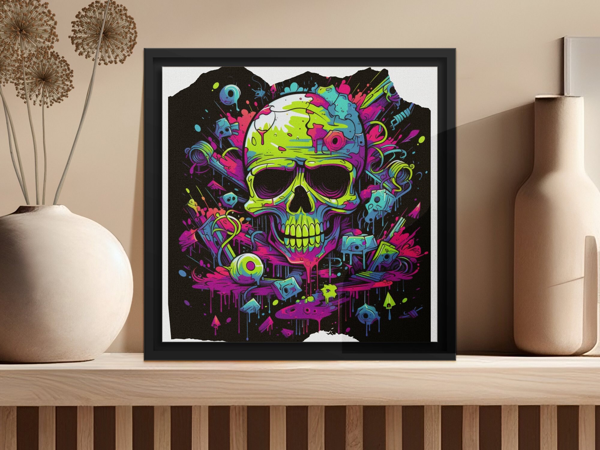 Cute Scary Skull Face Png Clipart Halloween Skull Png - Etsy