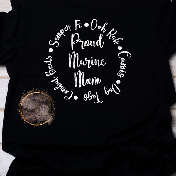 Marine Mom - Etsy