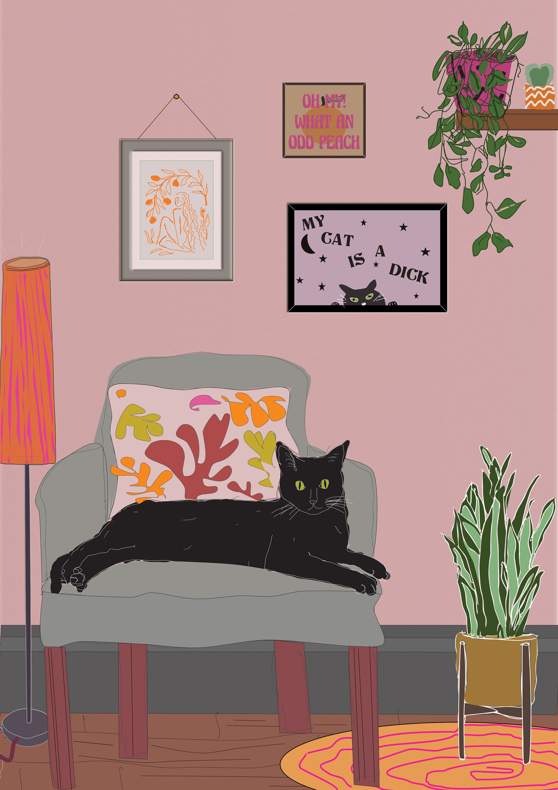 Like butter wouldn't melt Cat Print Cat Lover Cat | Etsy