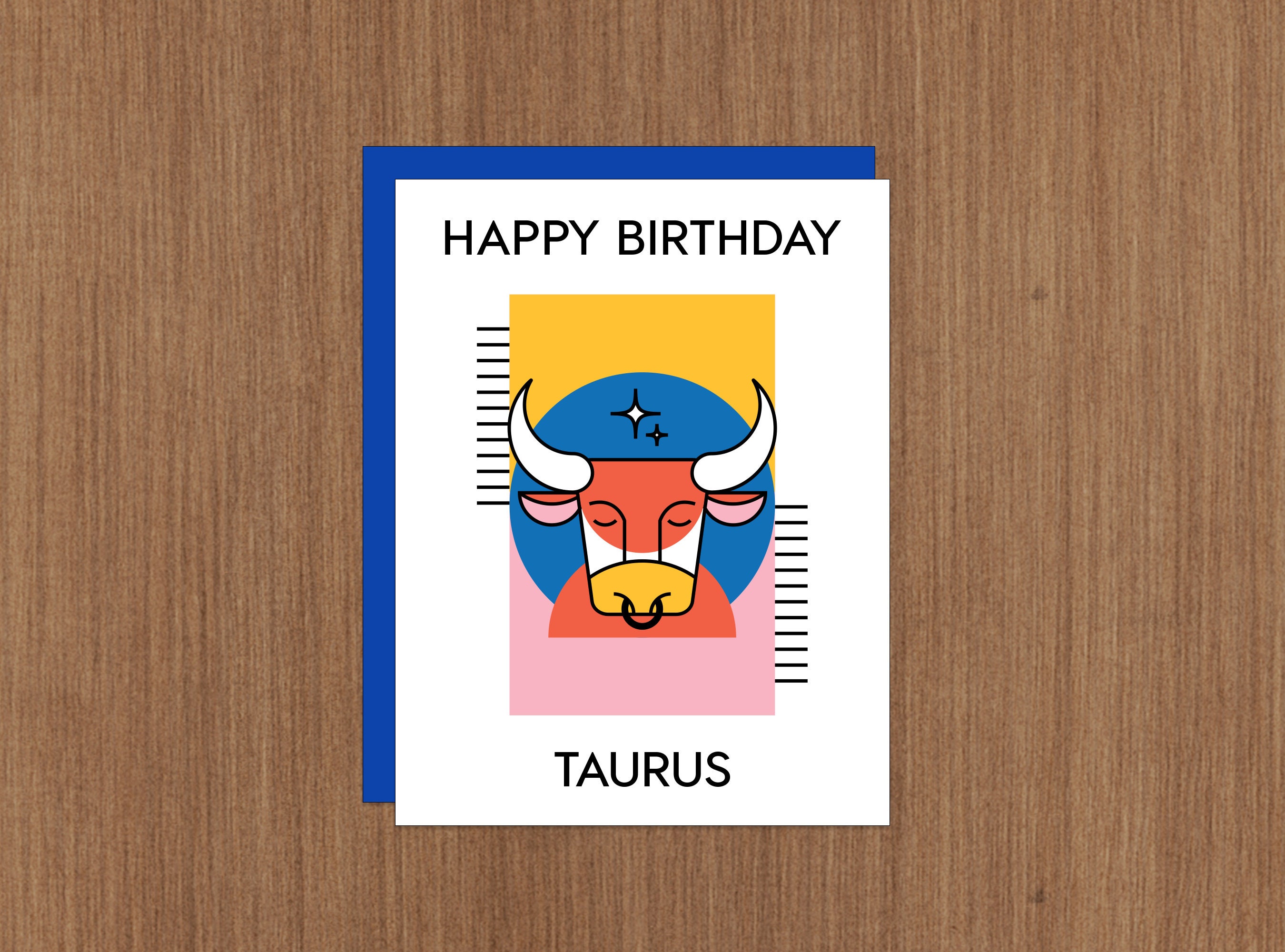 Birthday Card - Taurus - Zodiac - Greeting Card - Etsy