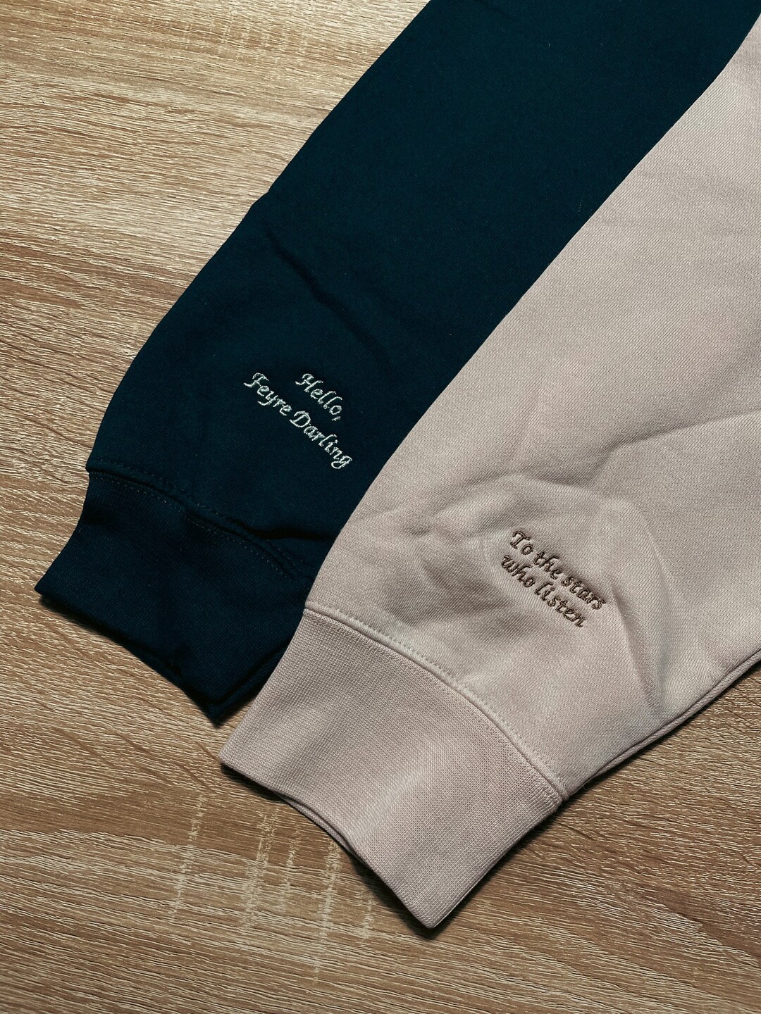 ACOTAR Sleeve Embroidery add-on Only ACOTAR Feyre & Rhysand Bookish ...